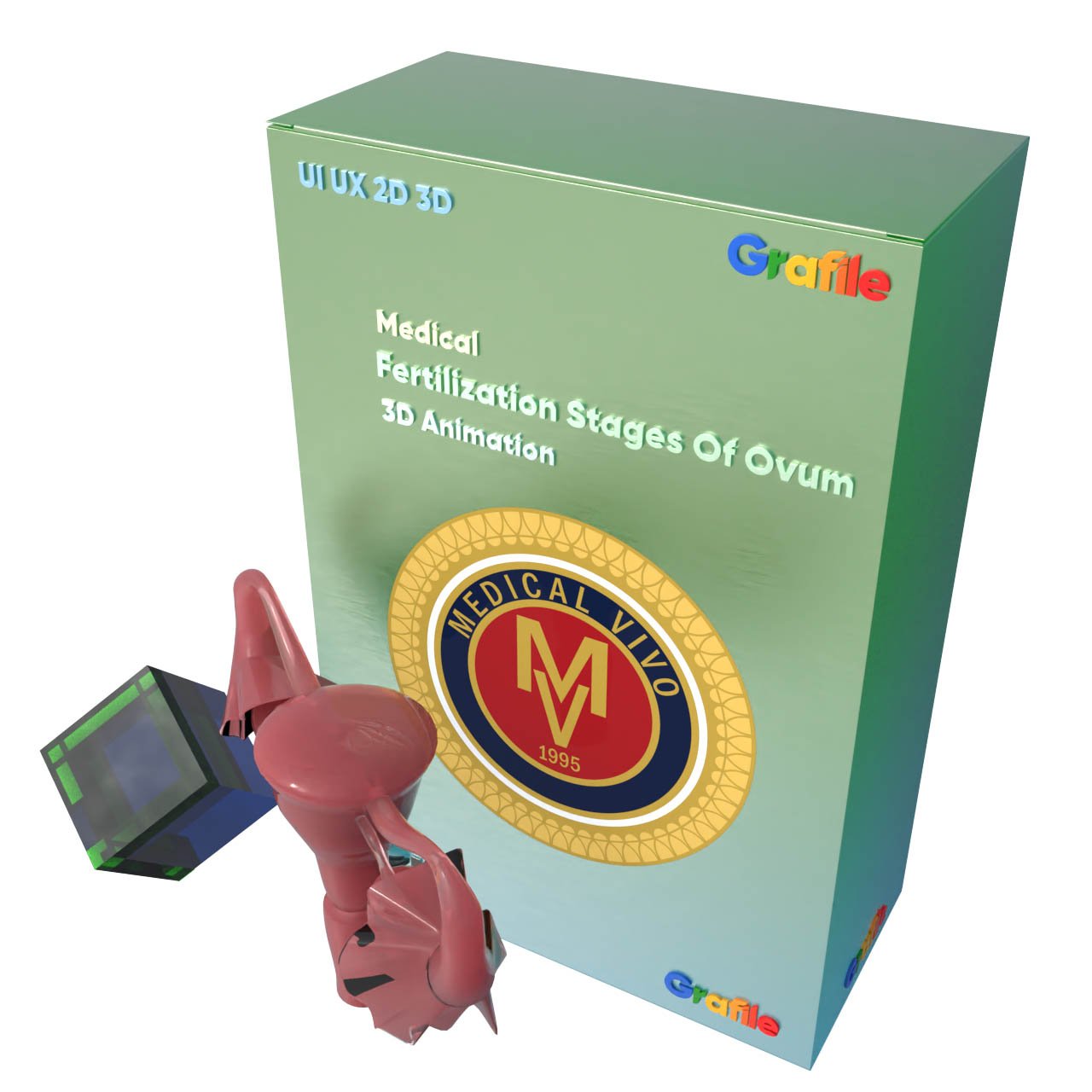 MV Fertilization Stages Of Ovum Medical Reproductive 3D Animation - 2D ...